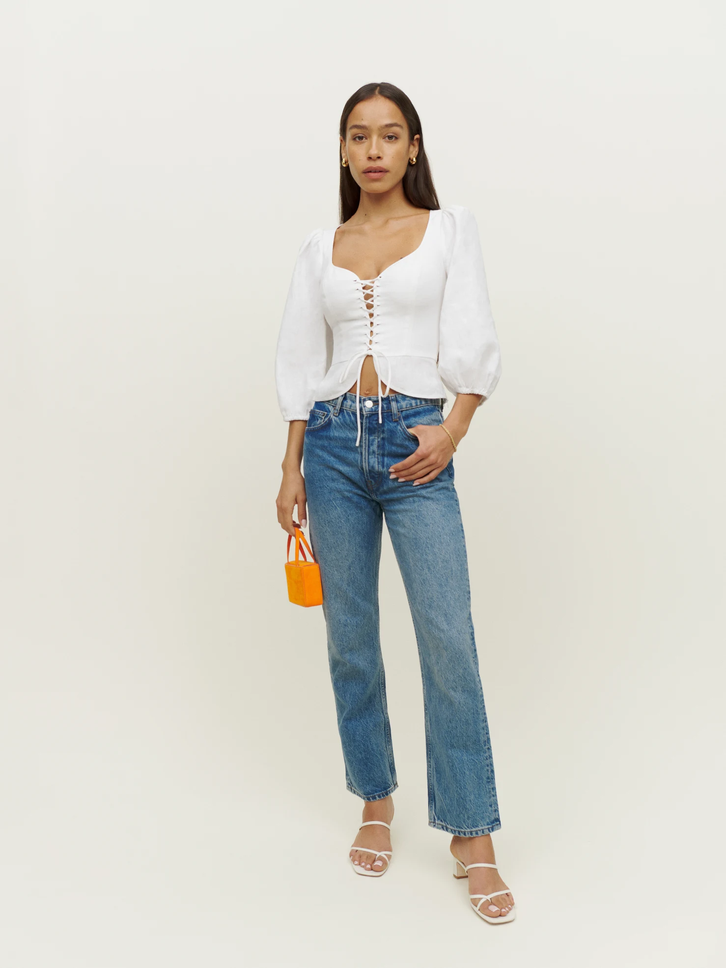 Kealy Carpenter High Rise Relaxed Jeans | Reformation