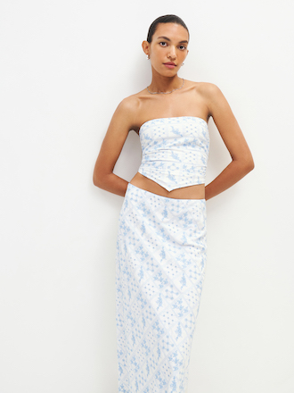 Kimberly Linen Top - Sleeveless | Reformation