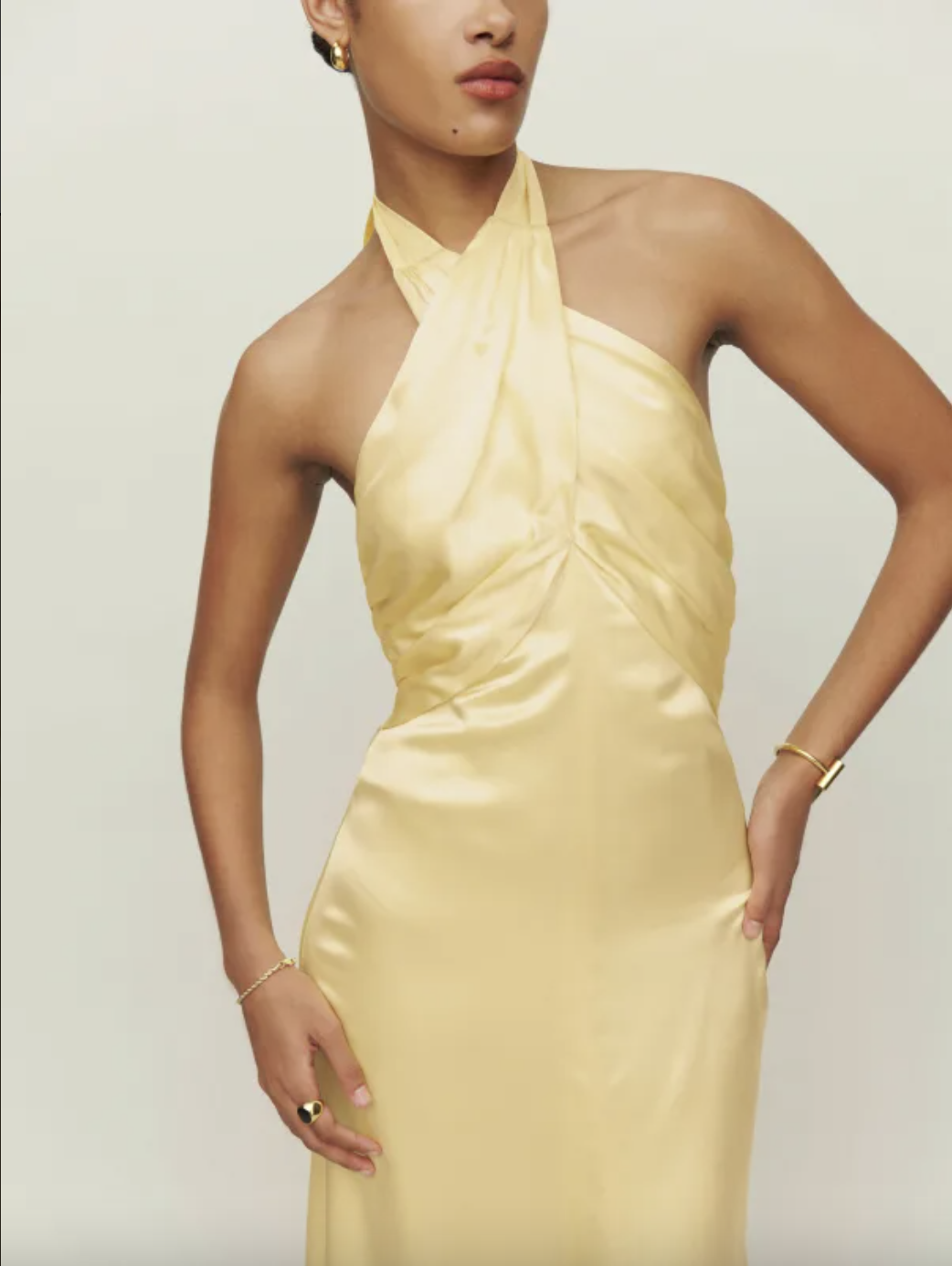 Samara Dress - Spaghetti Strap Mini Silk | Reformation