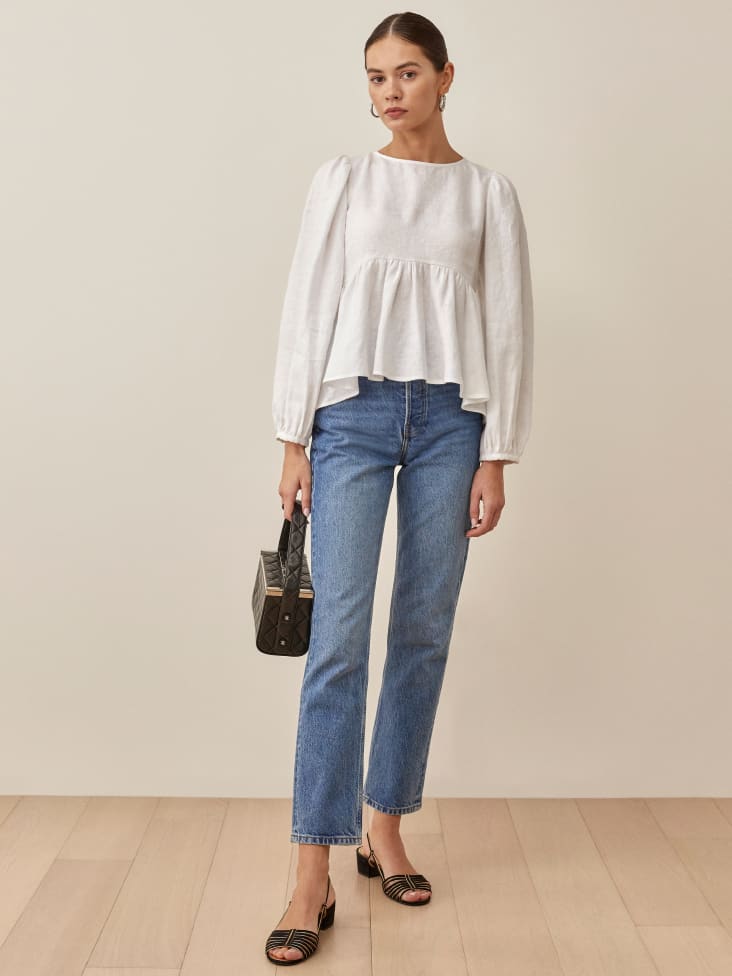 Luka Velvet Top | Reformation